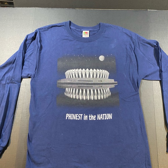 Fruit of the Loom | Shirts | Jamband Dark Blue Long Sleeve Graphic T ...